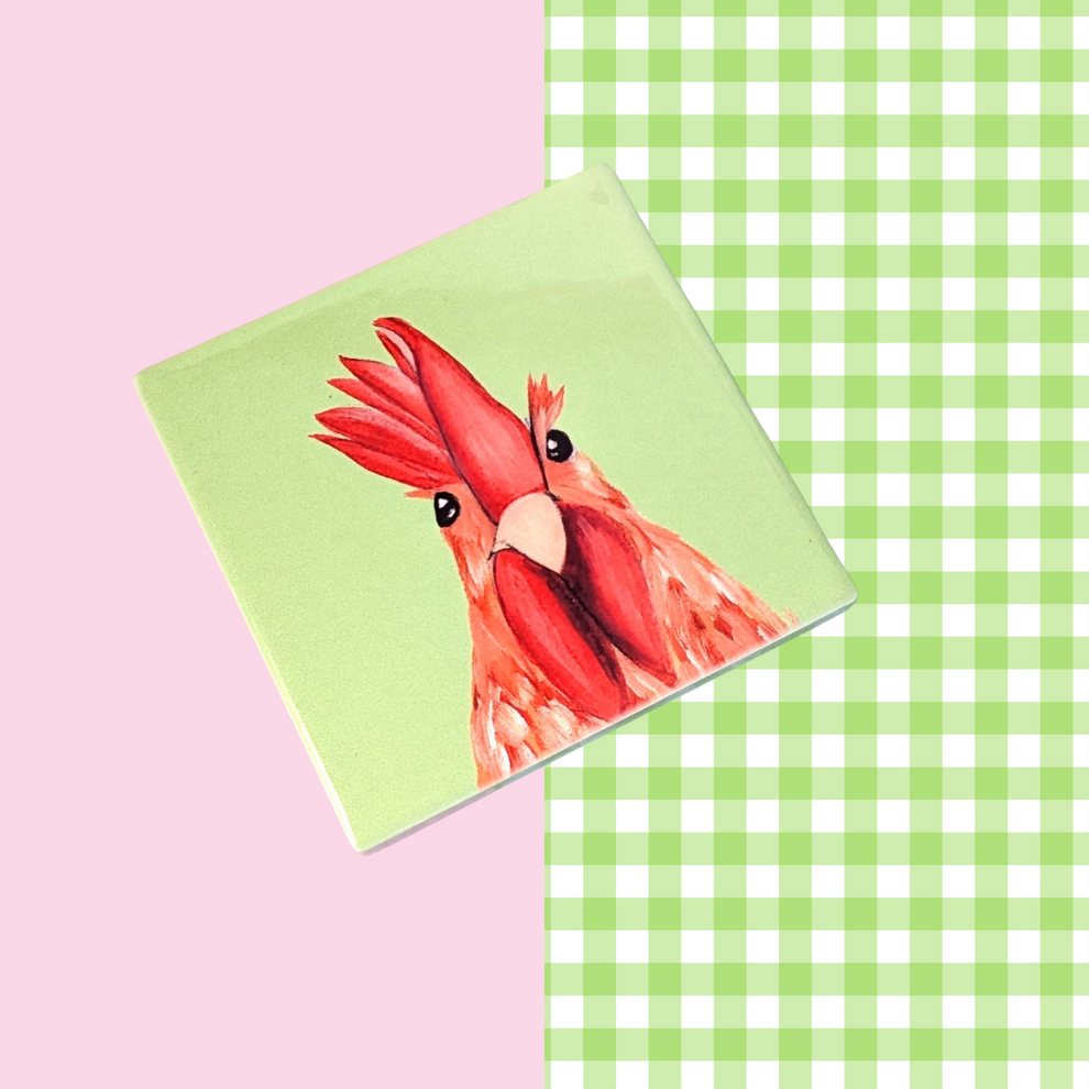 CHICKEN - COASTER – Little Country Lane